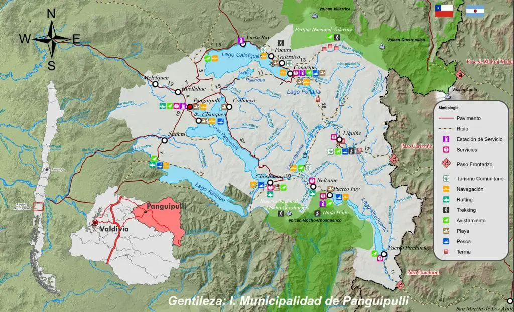 Panguipulli: ubicación, mapa, puerto, y mucho más